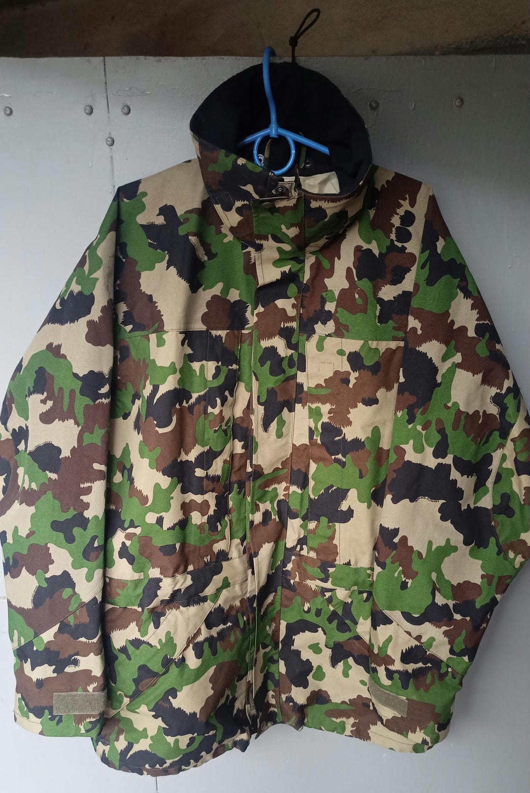 Swiss Camouflage Taz 90 Waterproof Army Jacket 2010. Size 52 - Etsy