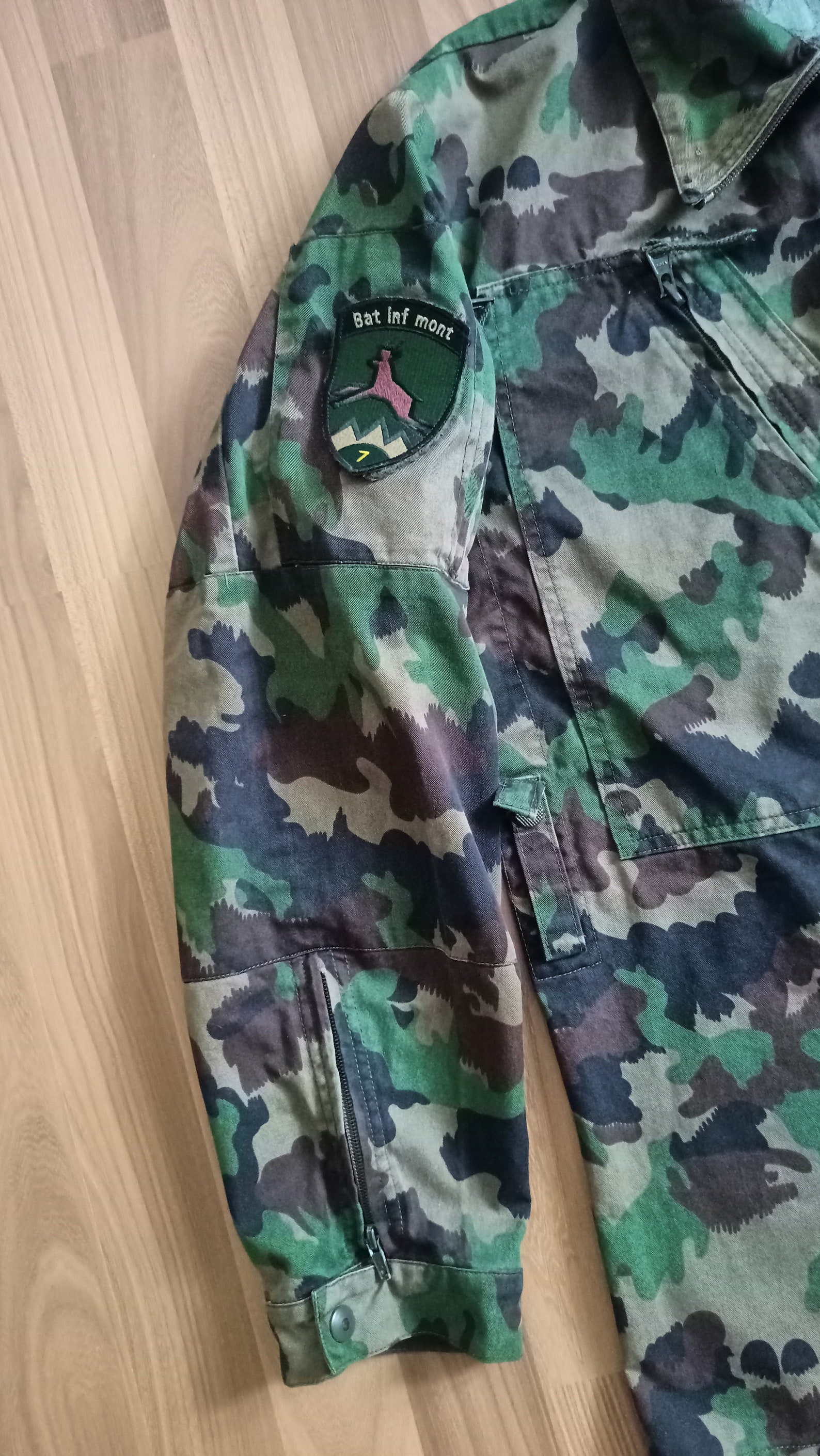 Swiss Camouflage Army Jacket, Parka. Taz 90 - Etsy