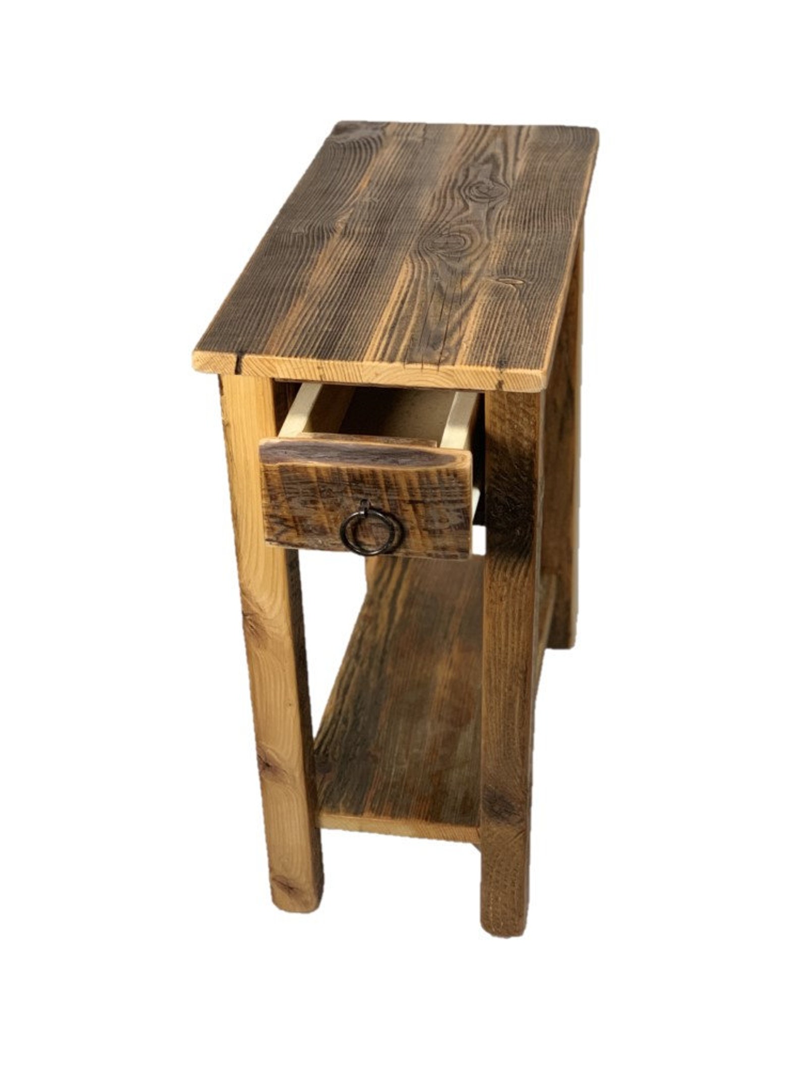 Narrow End Table With Drawer | Etsy