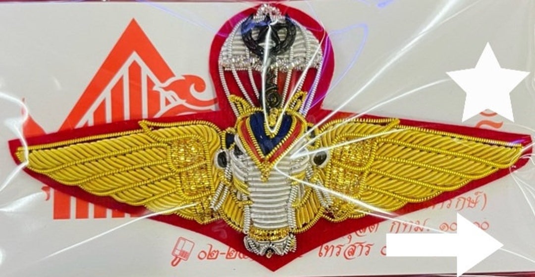 Royal Thai Army Master Parachutist Wings Badge Thailand - Etsy