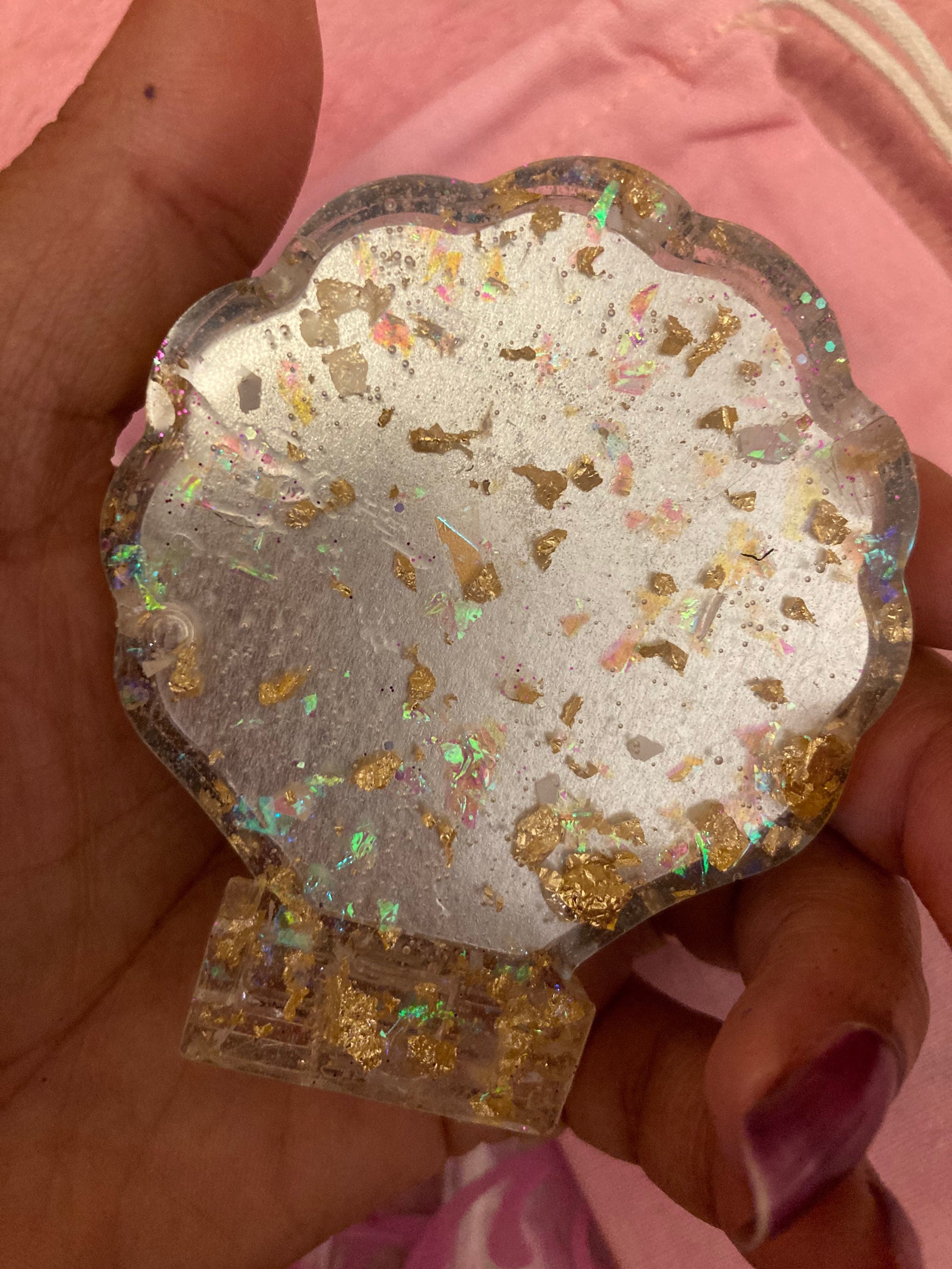 Custom Seashell Pocket Mirror| Beach Theme| Vanity Mirror| Mermaid ...