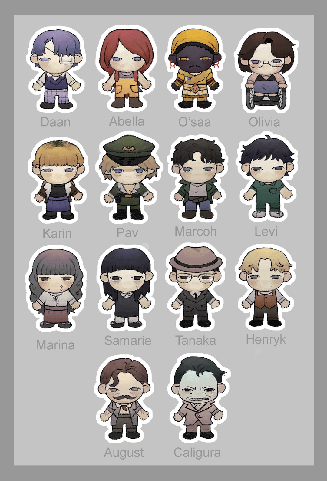 Fear and Hunger 2: Termina Stickers - Etsy