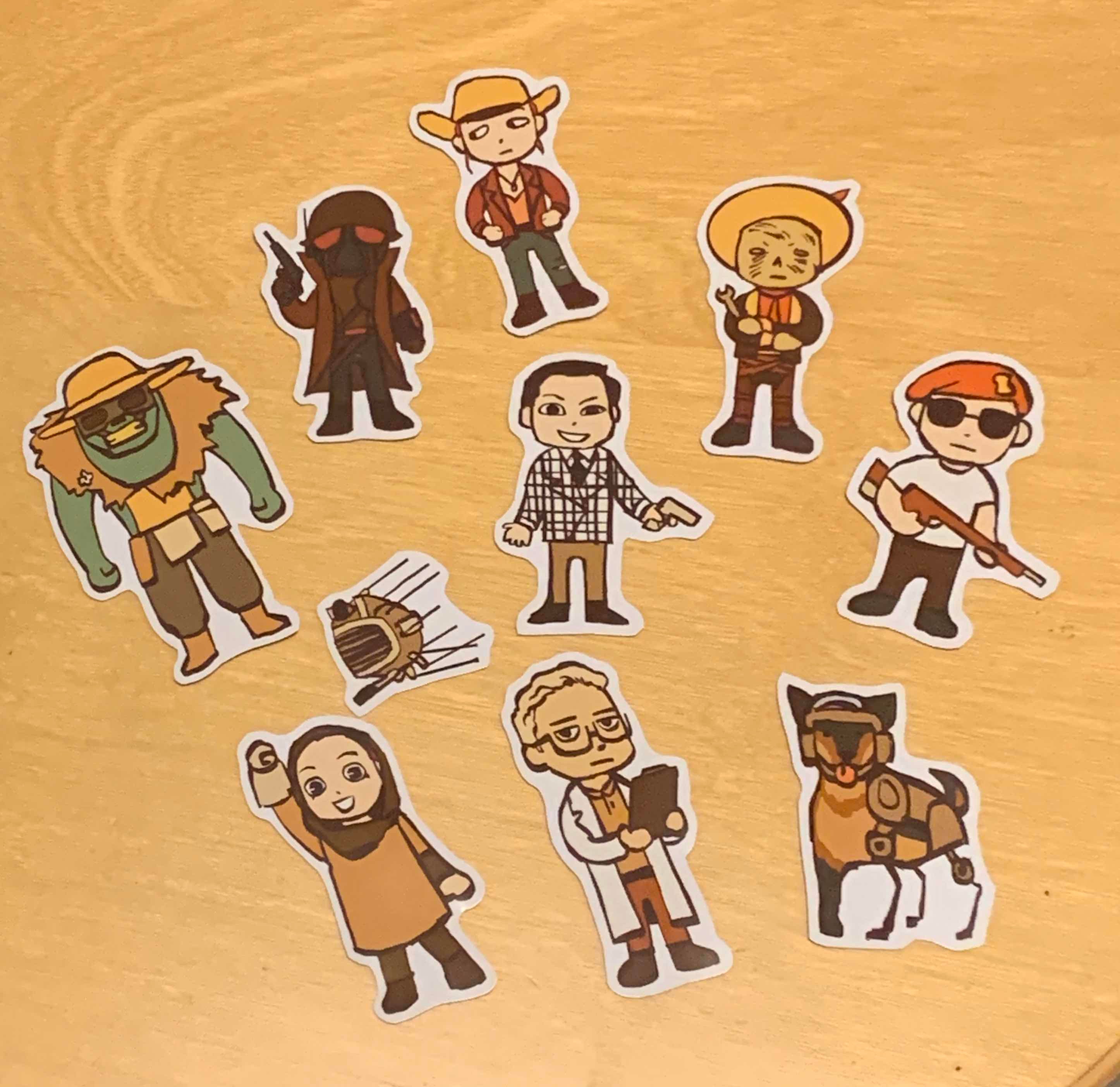 Fallout New Vegas Stickers Set 1 - Etsy