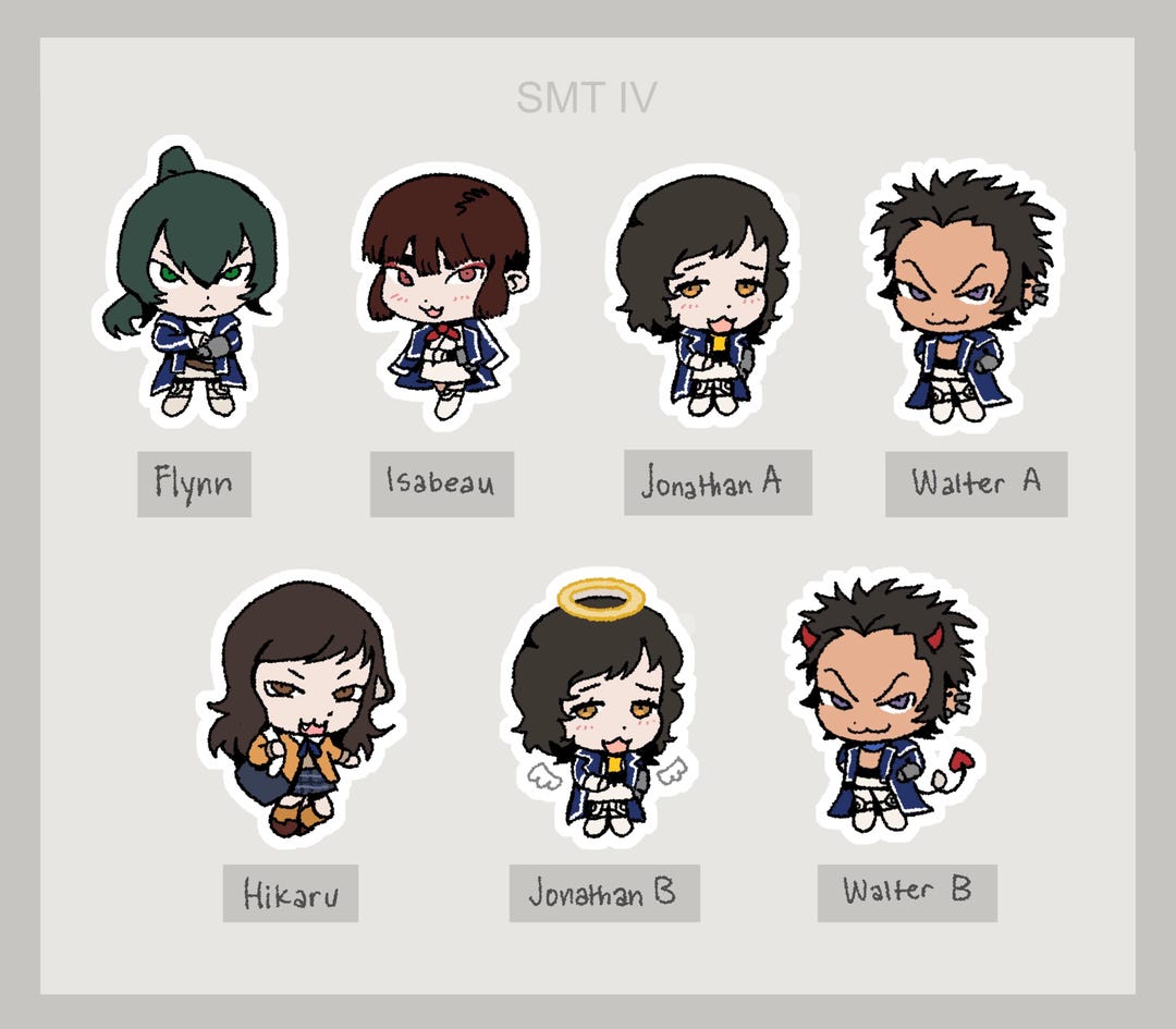 SMT4 Stickers - Etsy