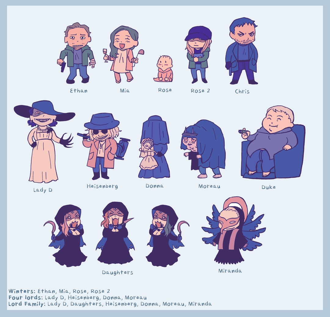 RE8 Stickers - Etsy