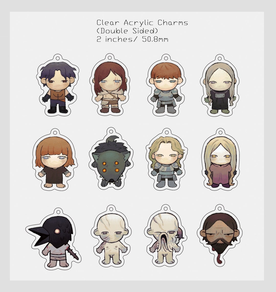 Fear and Hunger Charms - Etsy