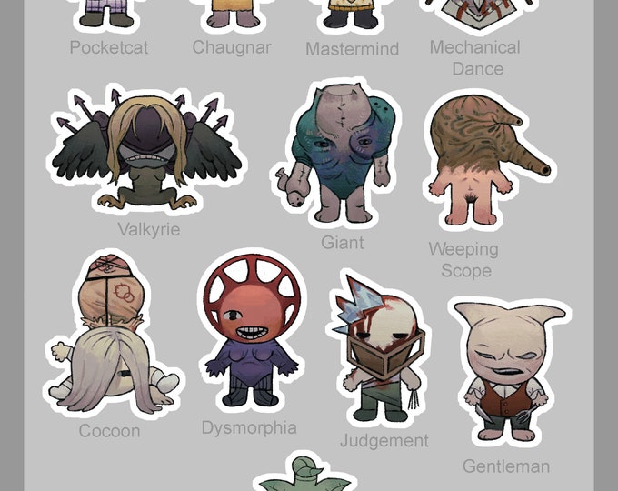 Fear and Hunger 2: Termina Moonscorch Stickers - Etsy