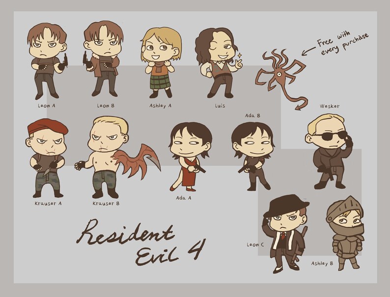 Resident Evil 4 Stickers - Etsy
