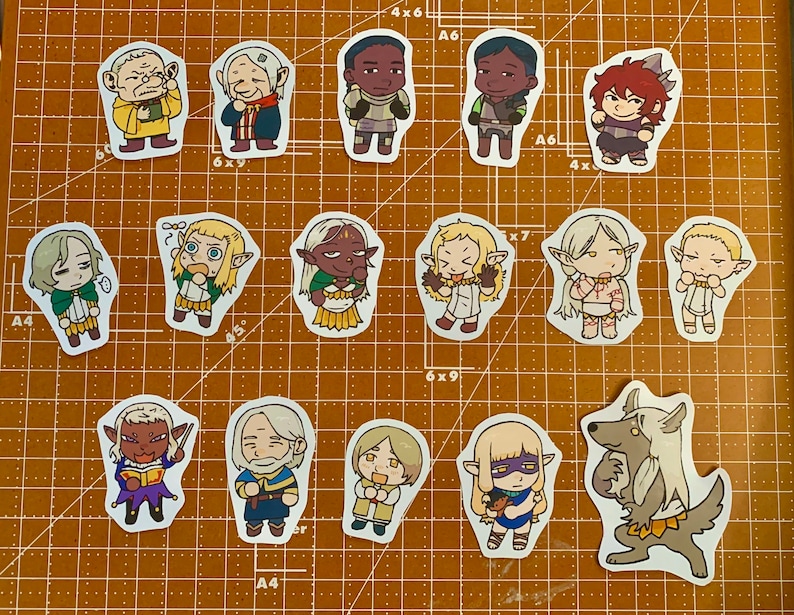 Dunmeshi Stickers 02 - Etsy
