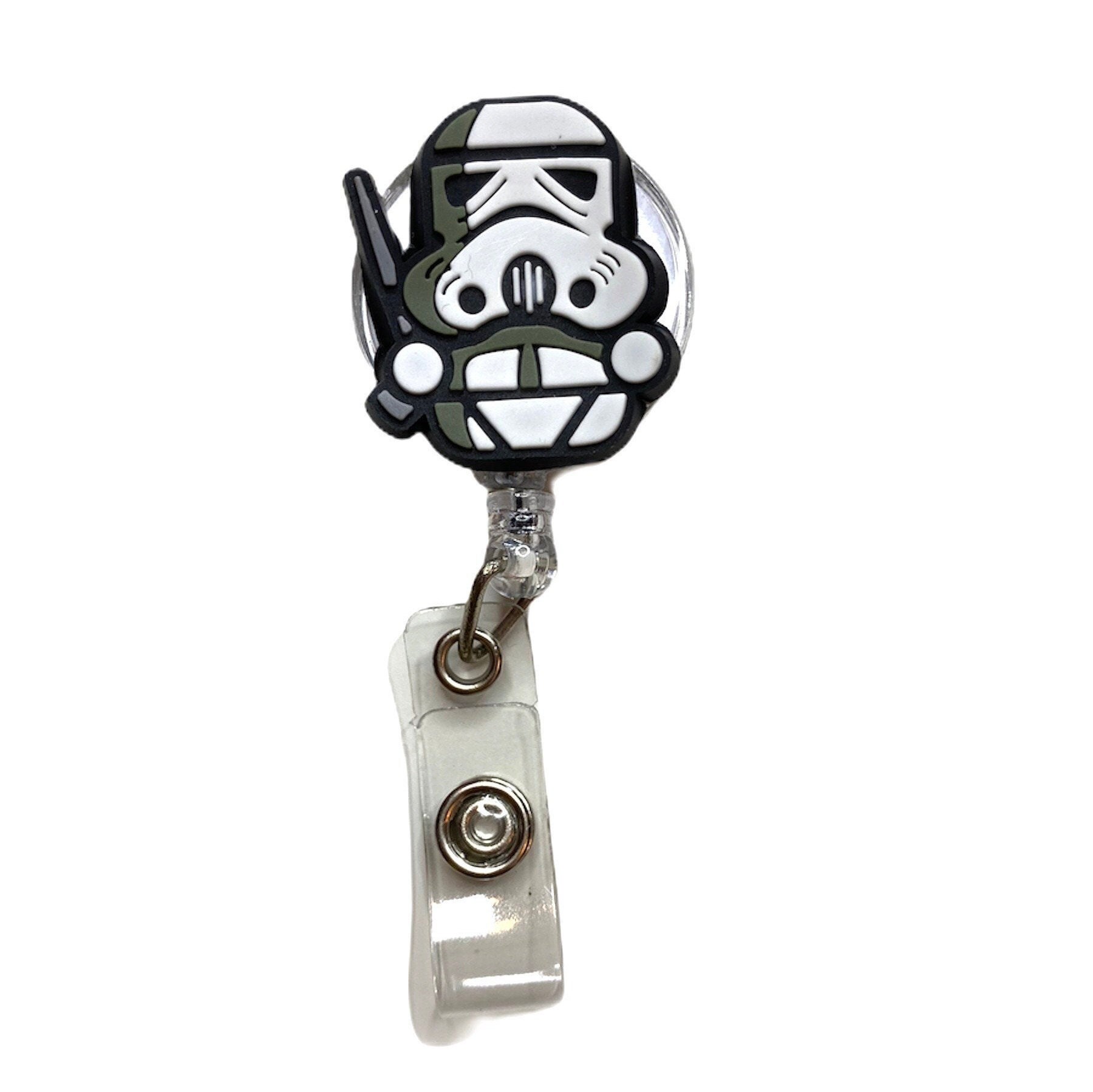 STAR WARS Retractable Name Tag ID Badge Holder Reel 3D Nurse Gift - Etsy