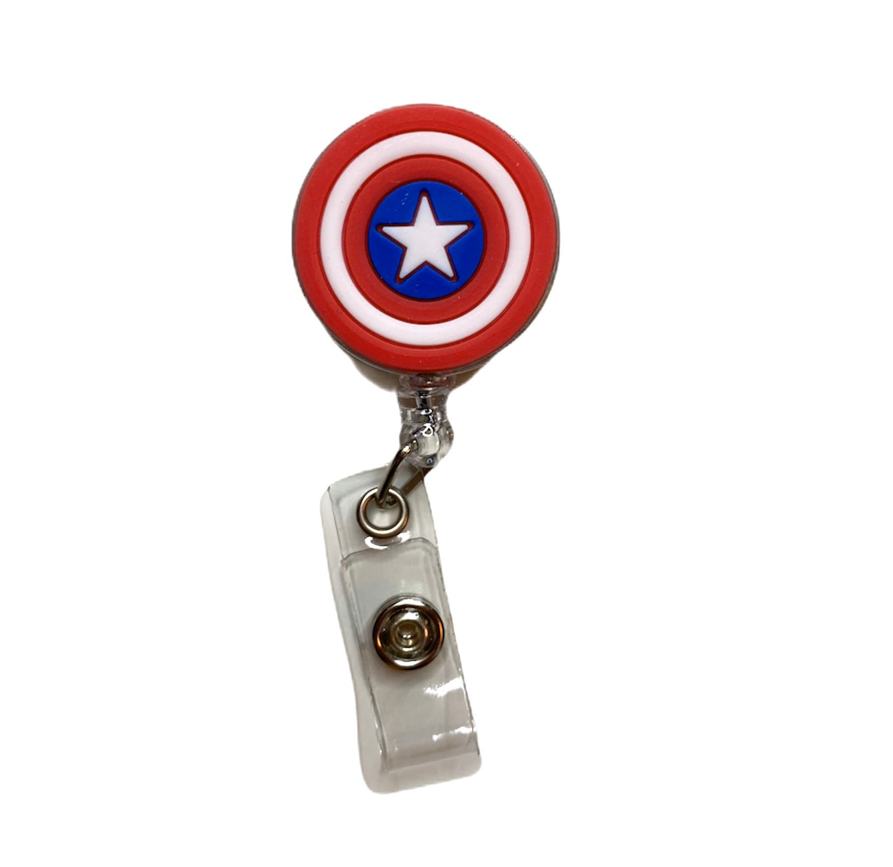Marvel Avengers Retractable Name Tag ID Badge Holder Reel 3D Nurse Gift ...
