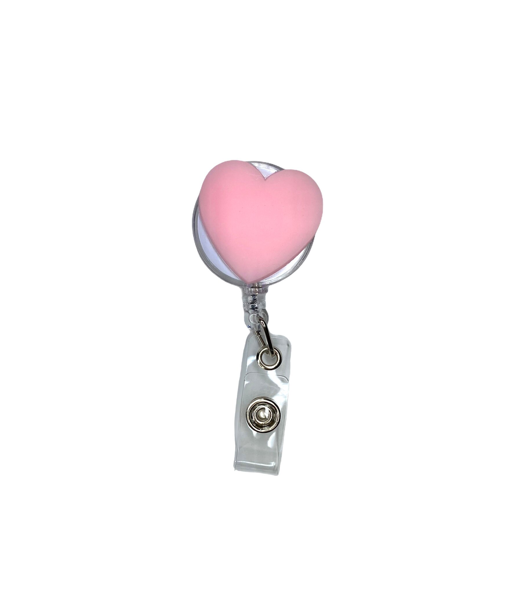 Heart Retractable Name Tag ID Badge Holder Reel 3D Nurse Gift - Etsy