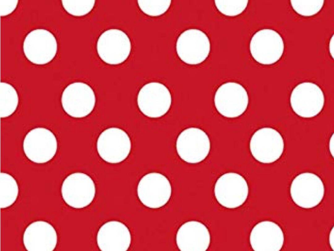Red and White Polka Dot Wrapping Paper Roll - 24" X 75' Huge Roll - Etsy
