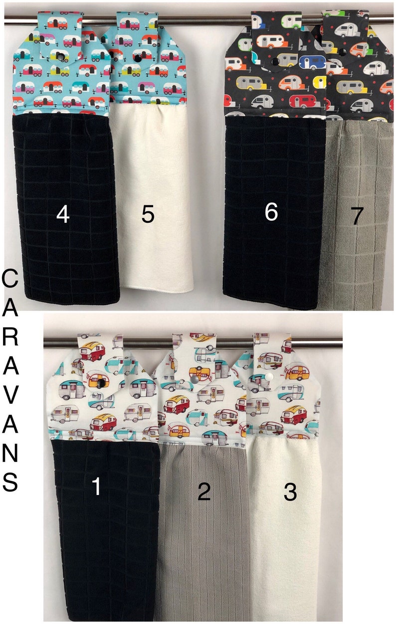 Hanging Loop Kitchen Laundry Bathroom Caravan Hand Towel. - Etsy