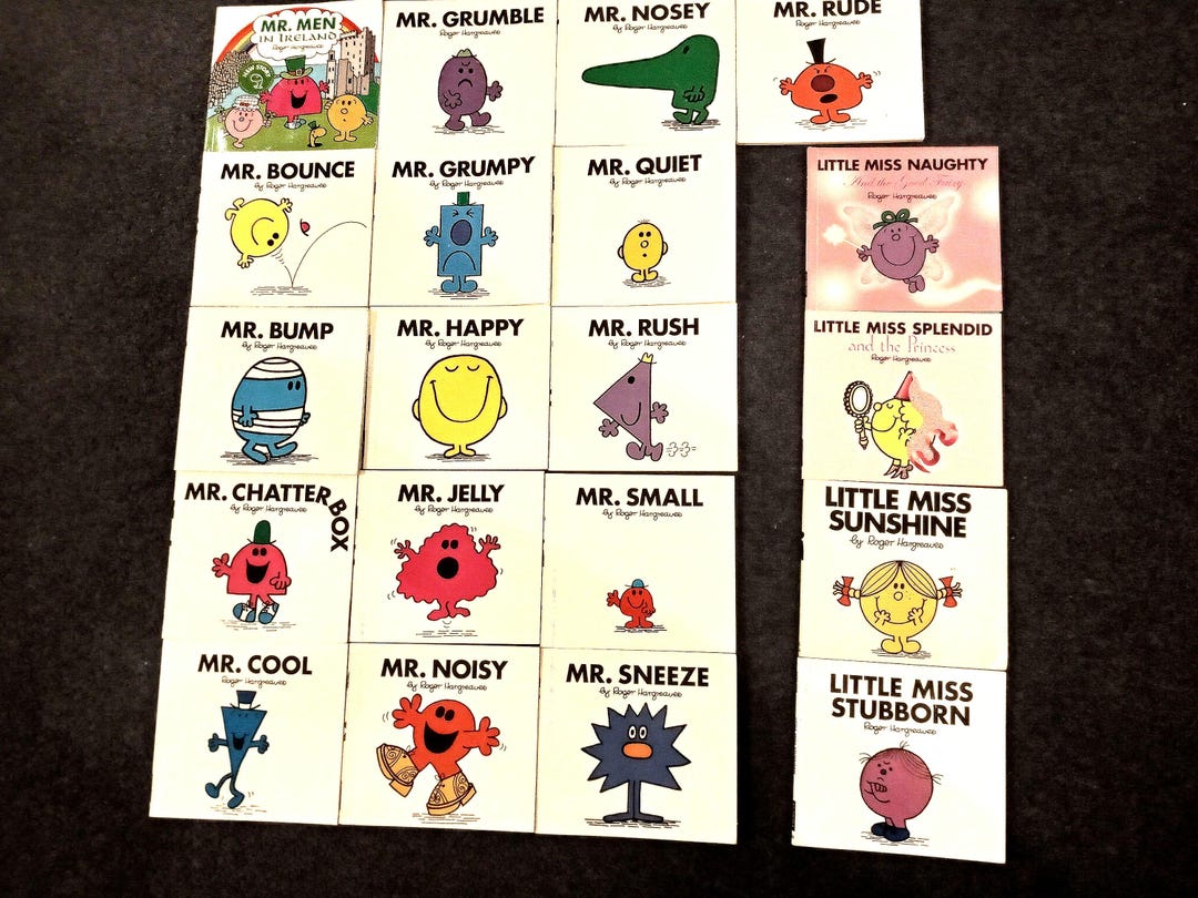 Vintage Mr Men and Little Miss Books by Roger Hargreaves - Etsy