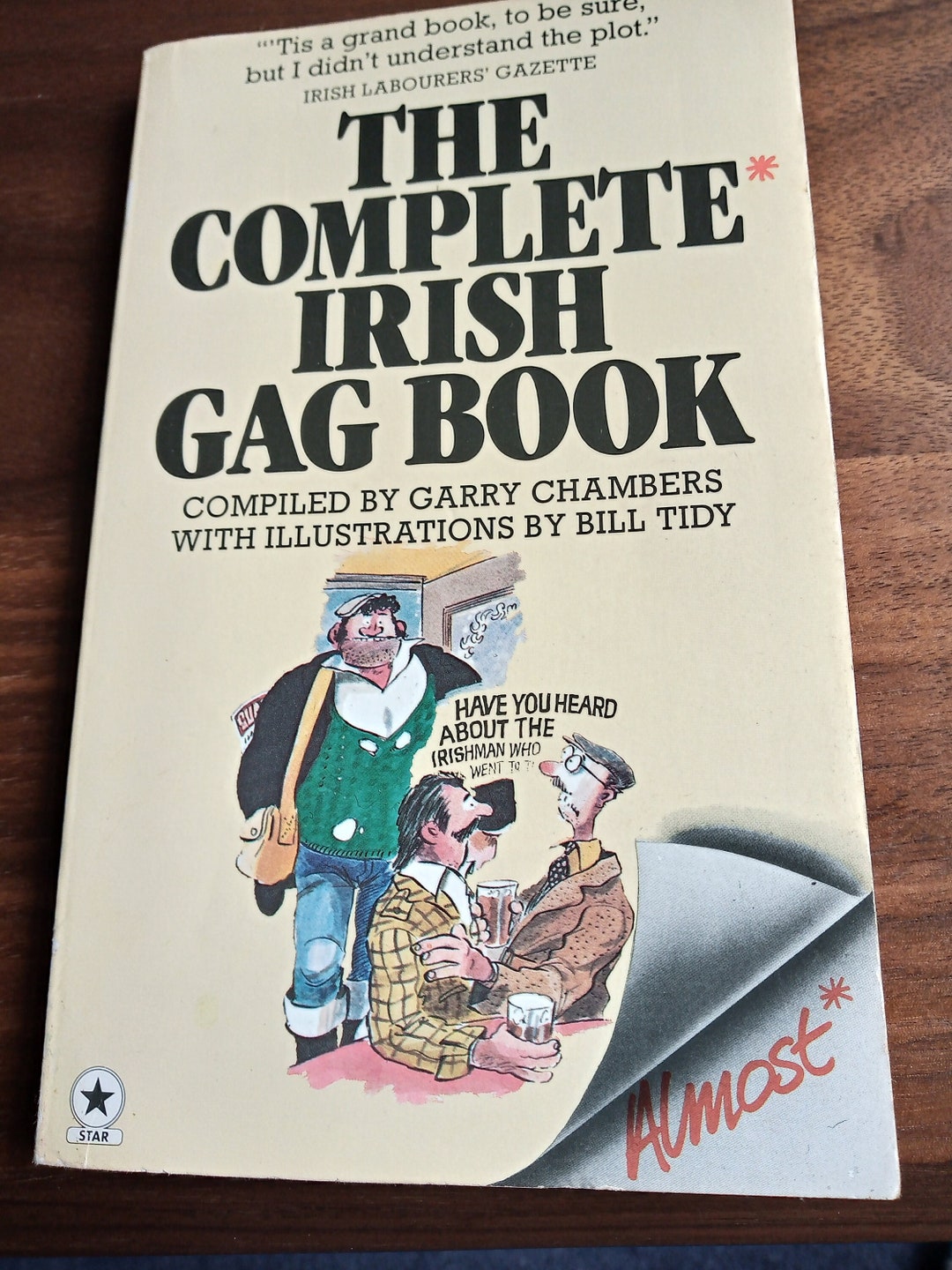 The Complete Irish Gag Book by Gary Chambers. 1979. Paperback. - Etsy