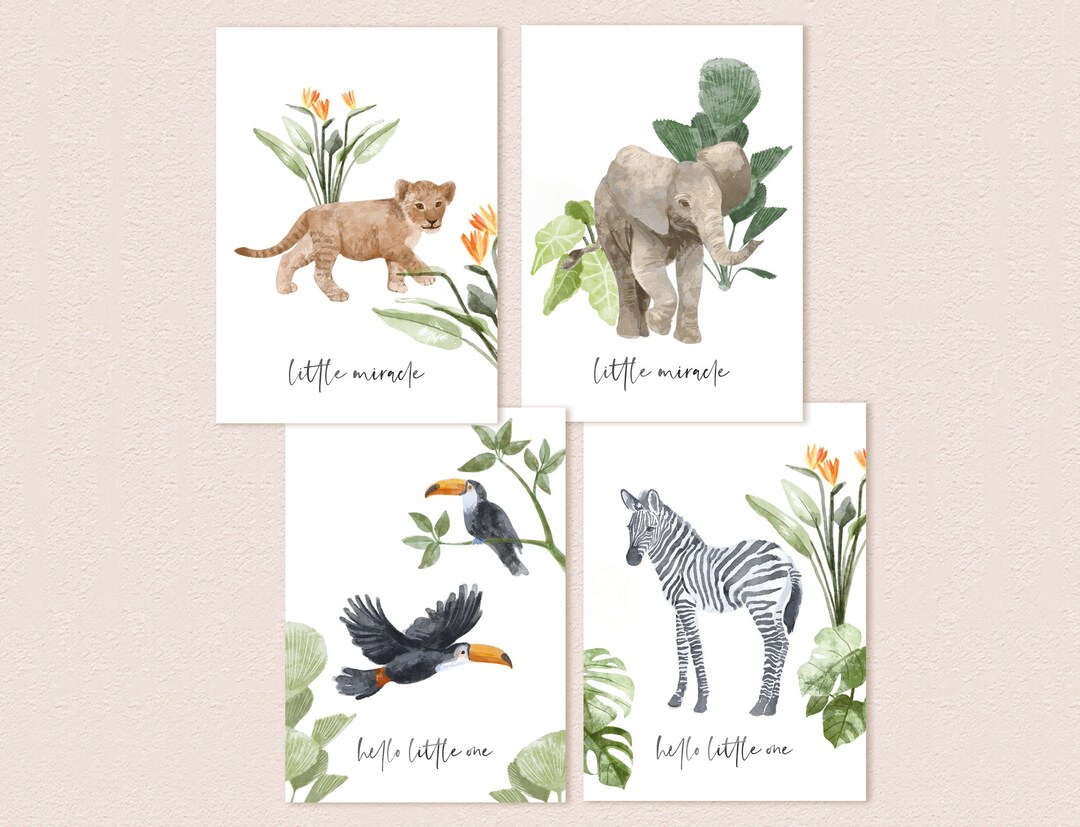 Baby Animals Card Set - Etsy