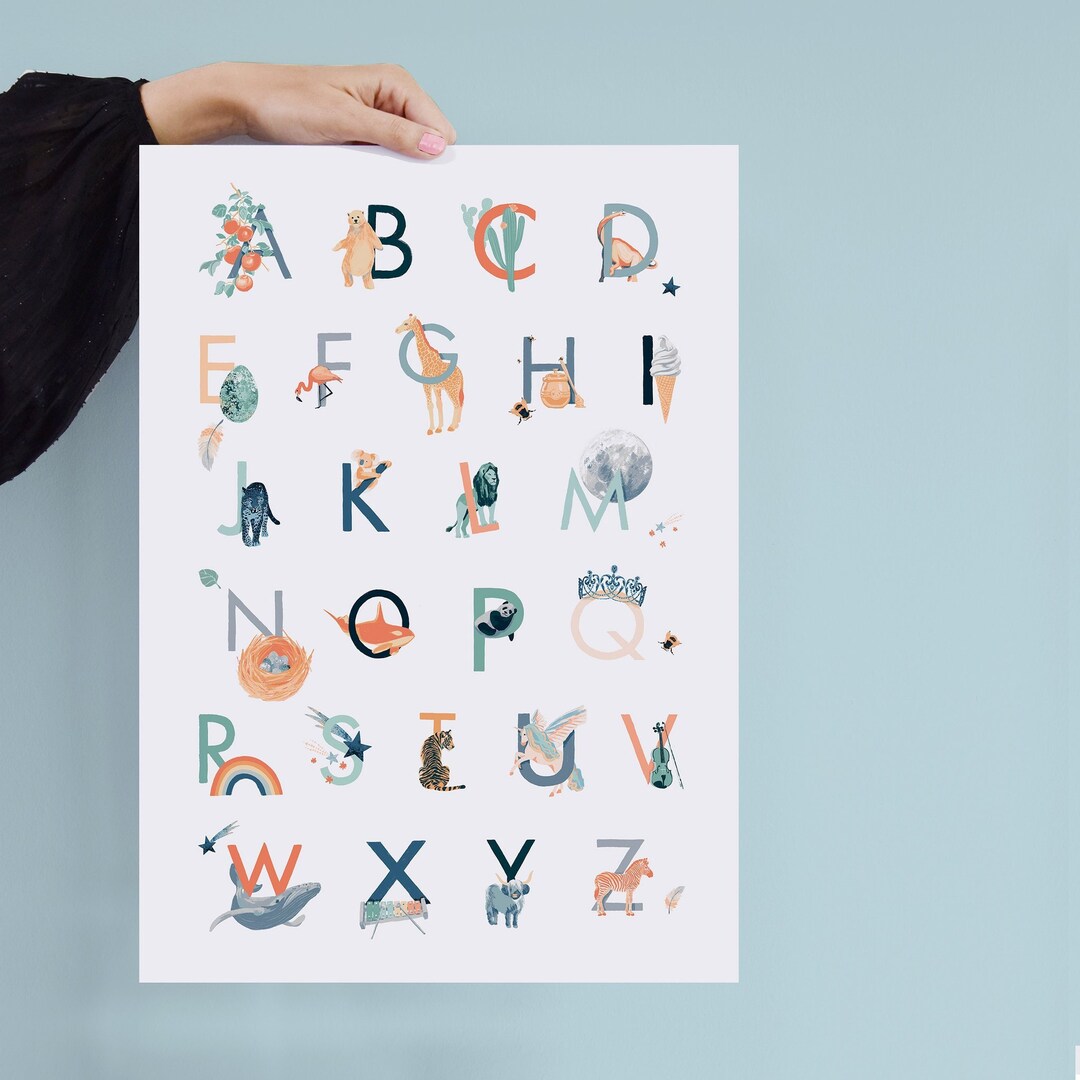 ABC Poster - Etsy