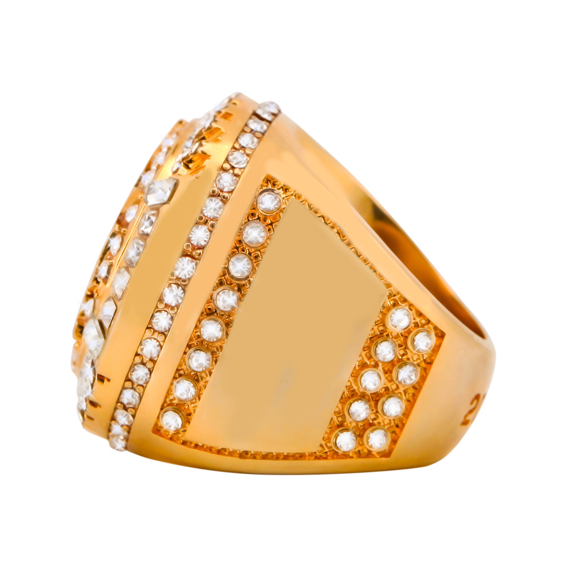 Personalized Championship Ring Custom Logo and Text for Football ...