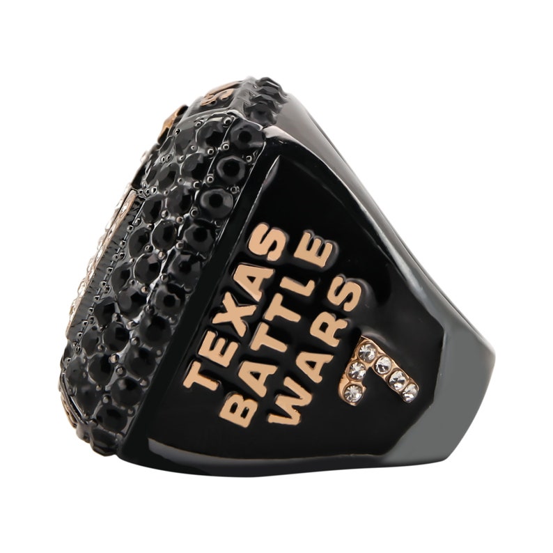 Personalized Championship Ring Custom Logo and Text for Football ...