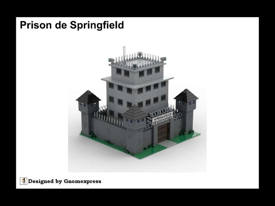 Digital Instruction PDF MOC Springfield Jail - Etsy