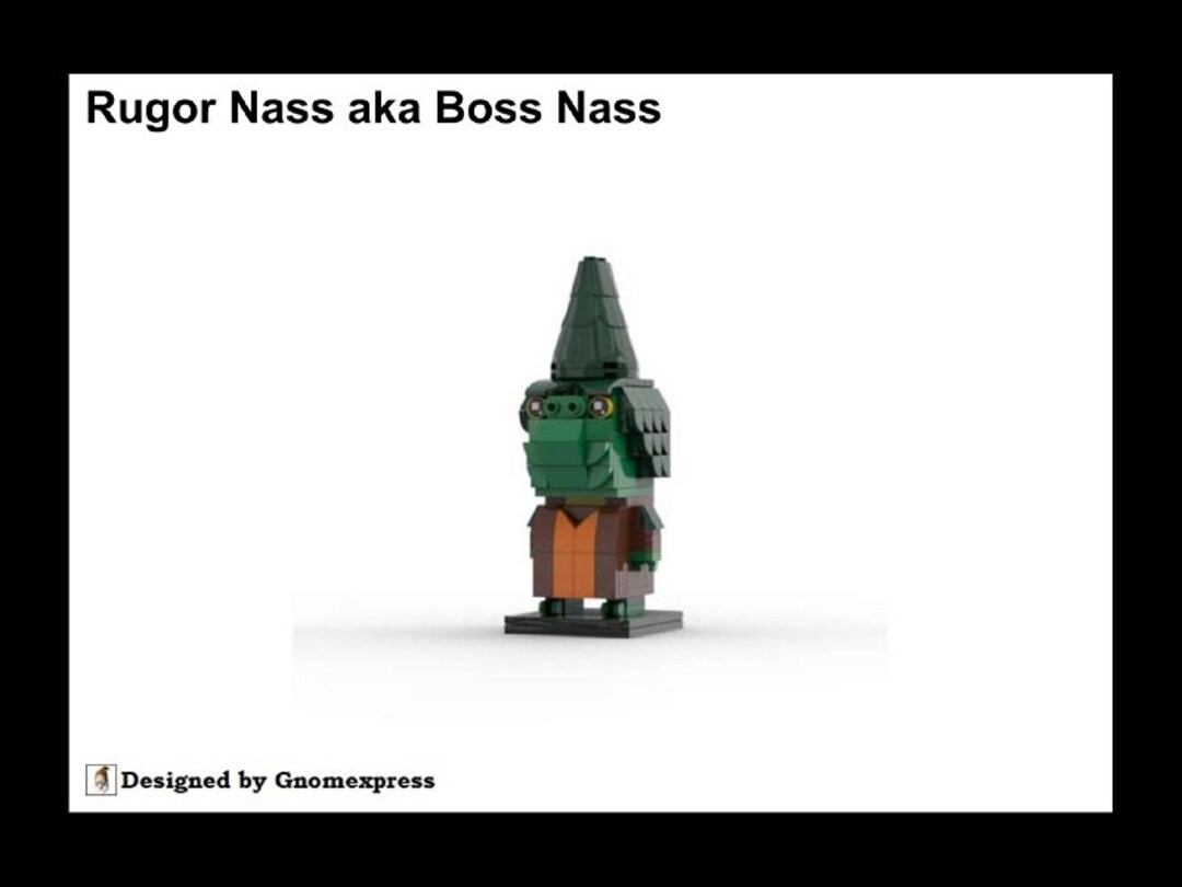 Digital Instruction PDF MOC Gungan Rugor Nass Aka Boss Nass - Etsy
