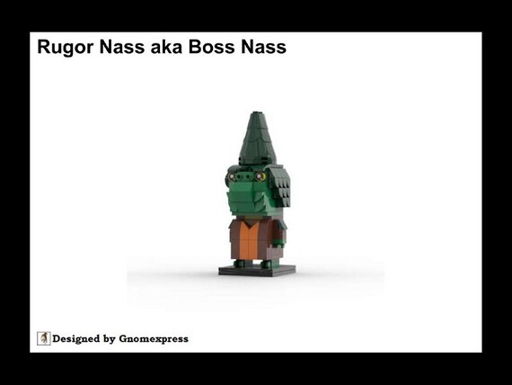 Digital Instruction PDF MOC Gungan Rugor Nass Aka Boss Nass - Etsy Canada