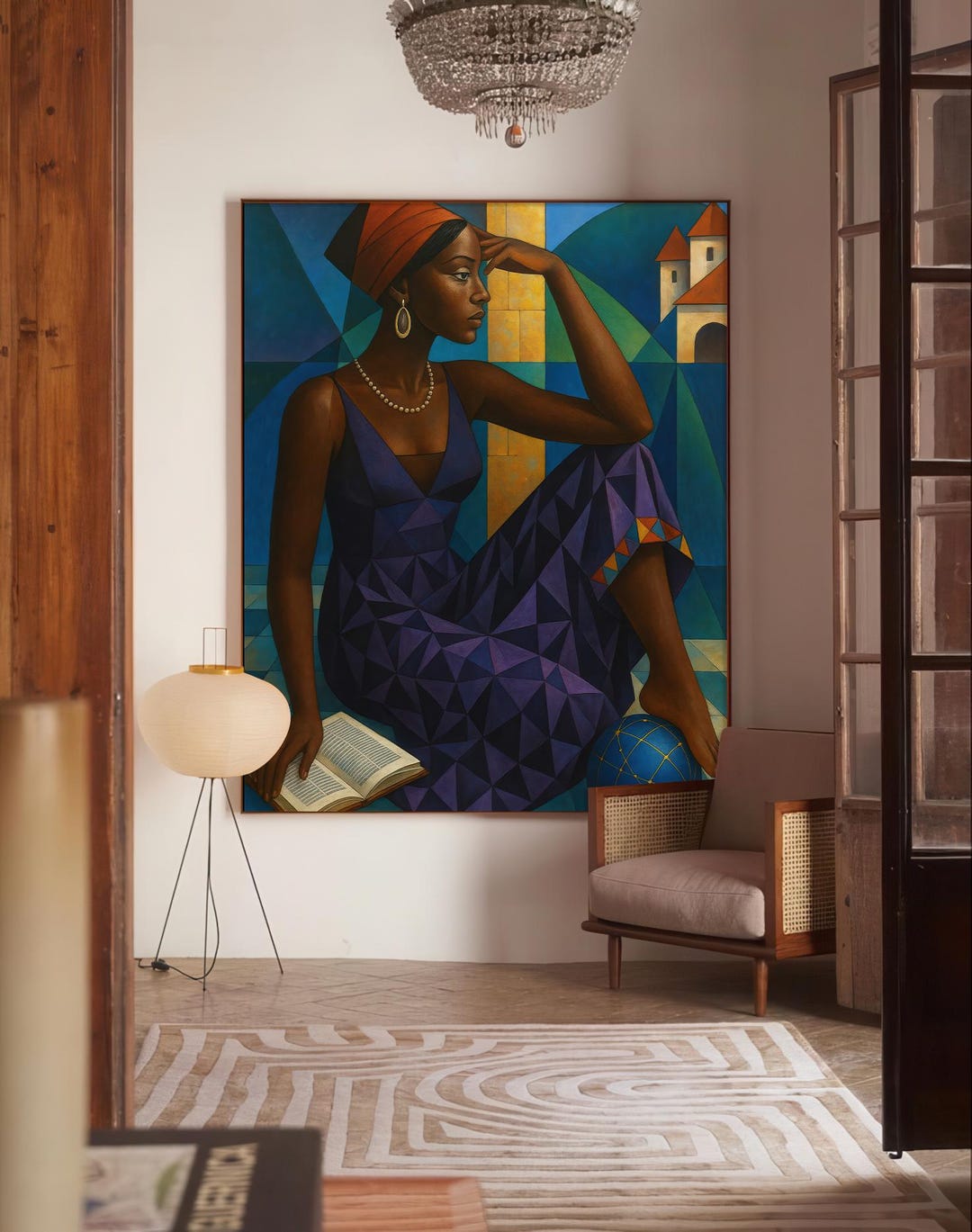 African Wall Art Print | African American Wall Art | Black Art Canvas ...