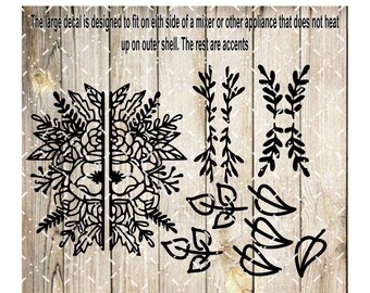 Kitchenaid Mixer Decals | Etsy