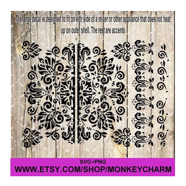 Kitchenaid Mixer Decals - Etsy