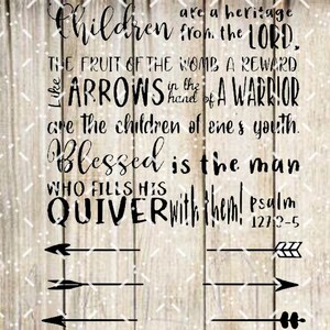 Psalm 127:3-5 Children Are a Heritage From the Lord, the Fruit of the ...