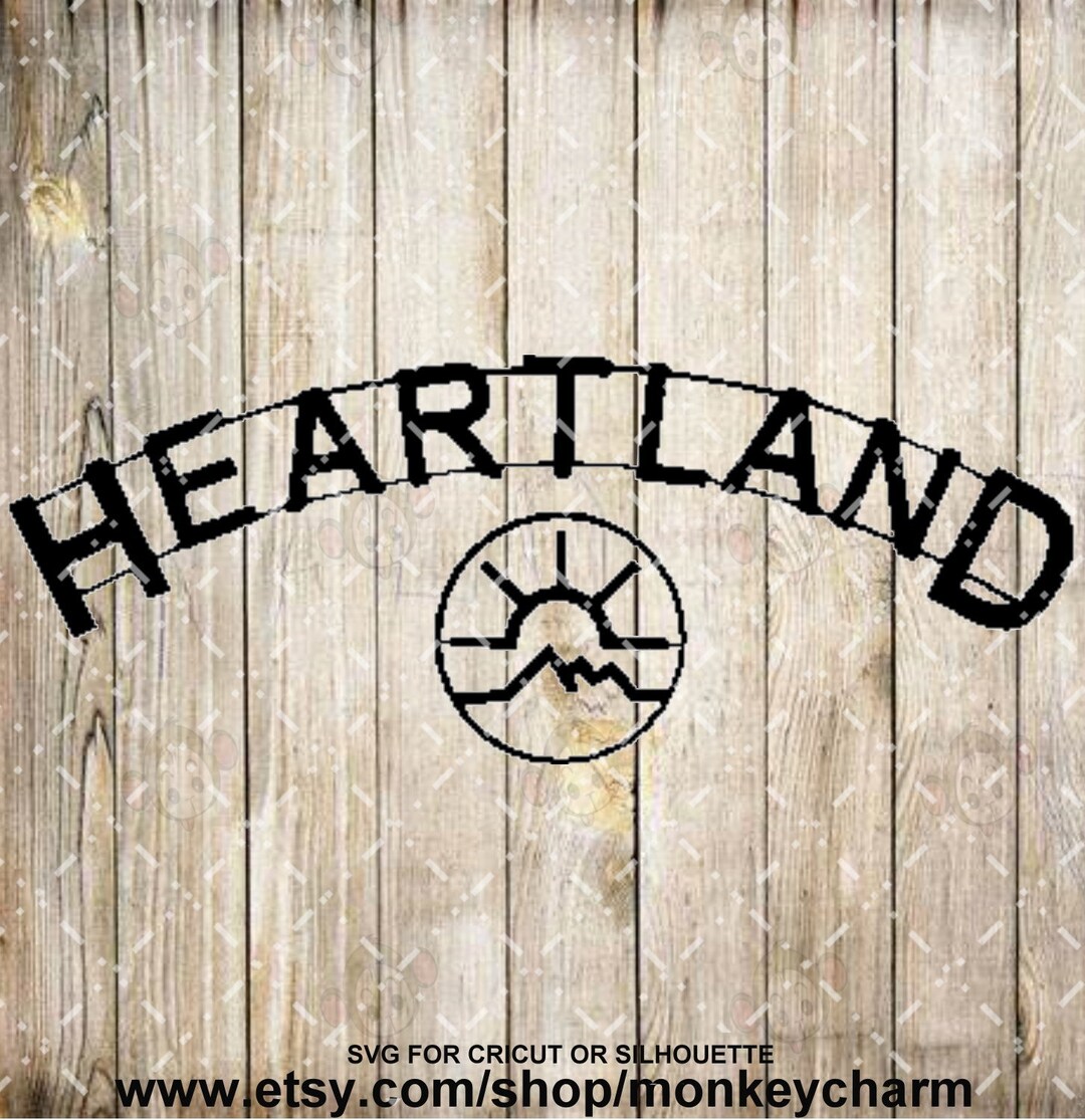 Heartland... Cut File SVG AND PNG Files. - Etsy Canada
