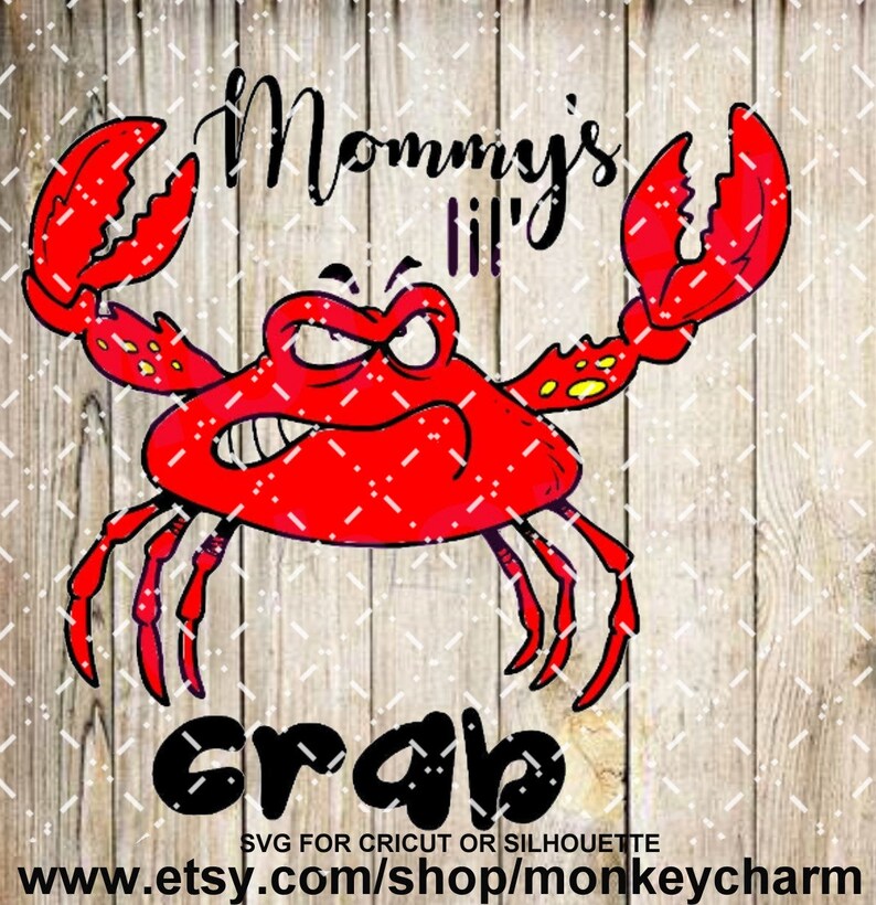 Mommy's Little Crab so Grumpy Lol Digital Files - Etsy