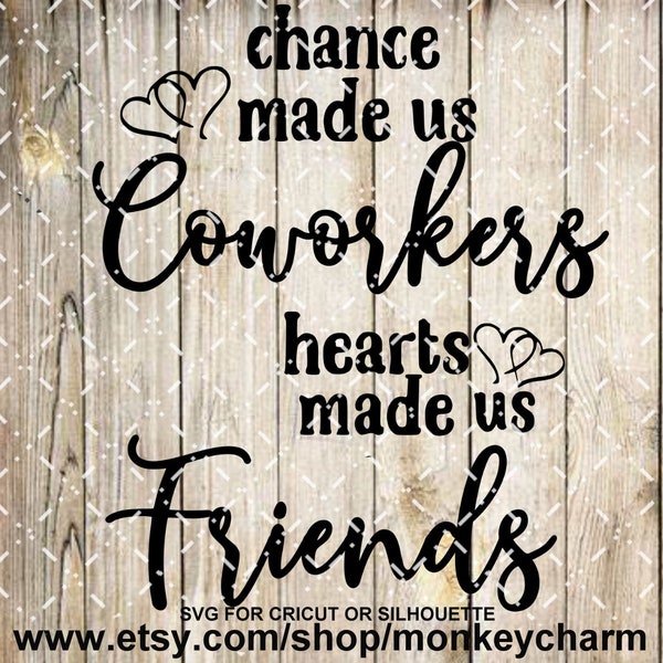 Work Made Us Coworkers Svg - Etsy