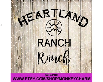 Heartland Svg | Etsy