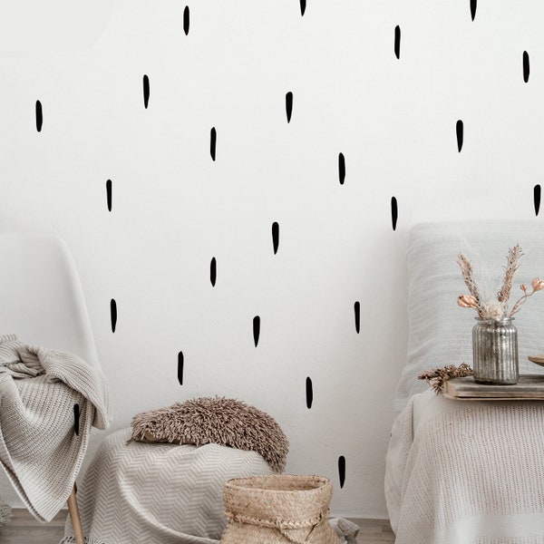 Black Wall Decals - Etsy