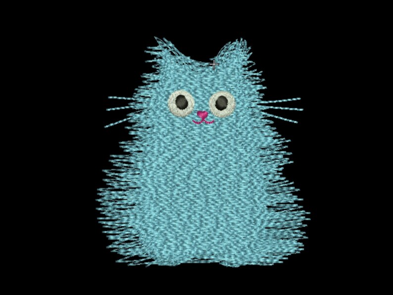 Cute Kitten Embroidery Design Funny Cat Machine Embroidery | Etsy