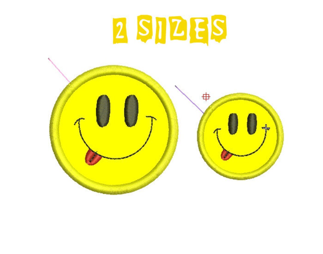 Mini Smile Appliqué Embroidery Designs. Smile Machine - Etsy