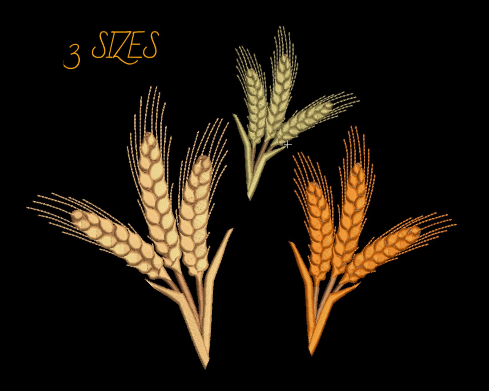 Wheat Embroidery Designs Spikelets Machine Embroidery Design - Etsy