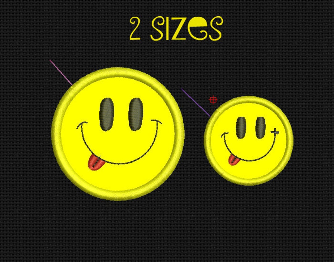 Mini Smile Appliqué Embroidery Designs. Smile Machine Embroidery Design ...
