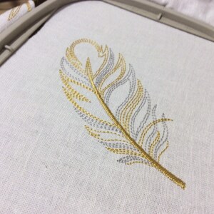 Feather Embroidery Designs Birds Feather Set Machine Embroidery Design ...