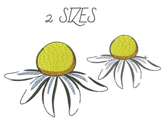 Flower Embroidery Design Chamomile Embroidery Designs Camomile ...
