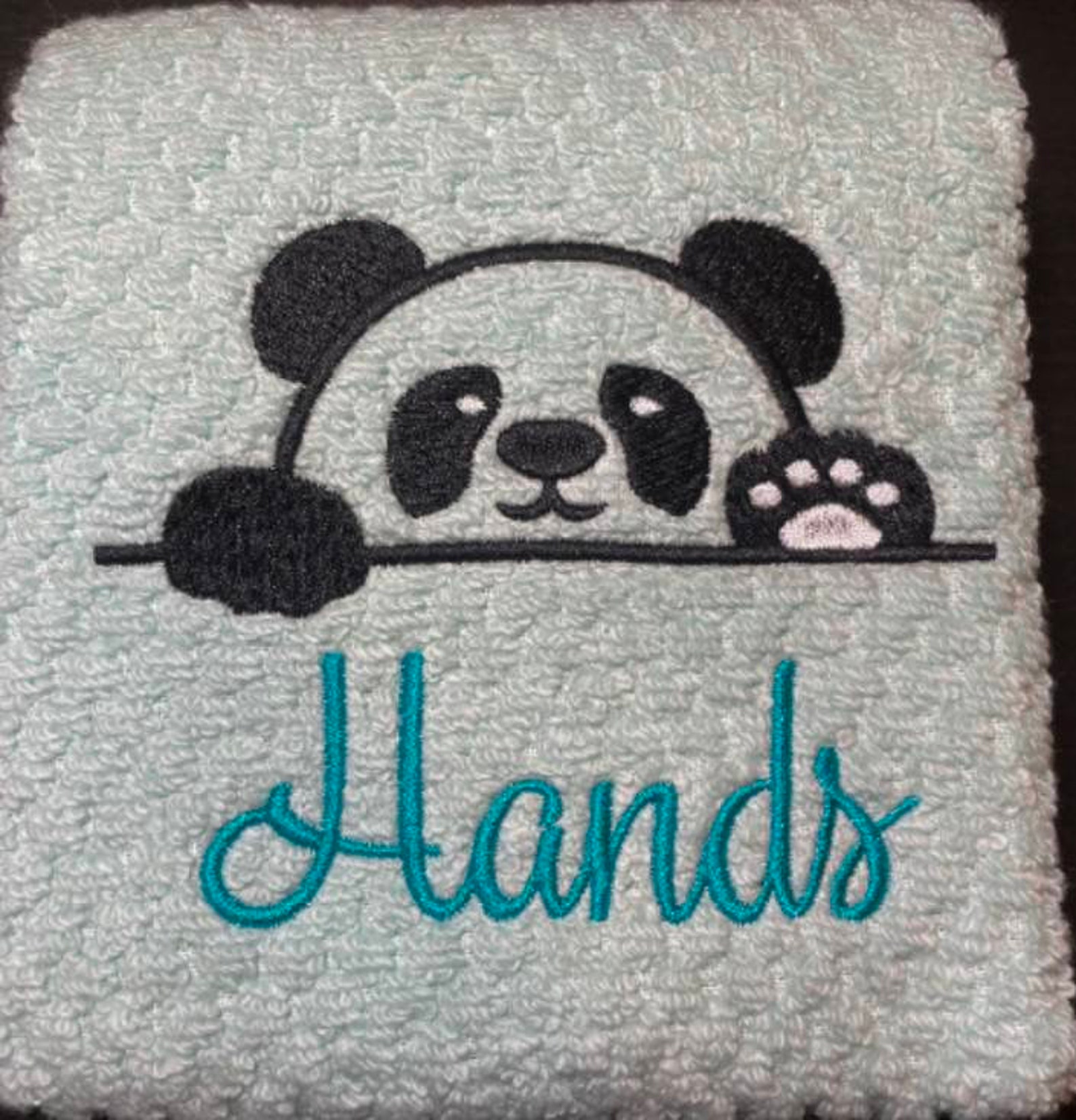 Panda Applique Design Panda Applique Embroidery Designs Bear - Etsy