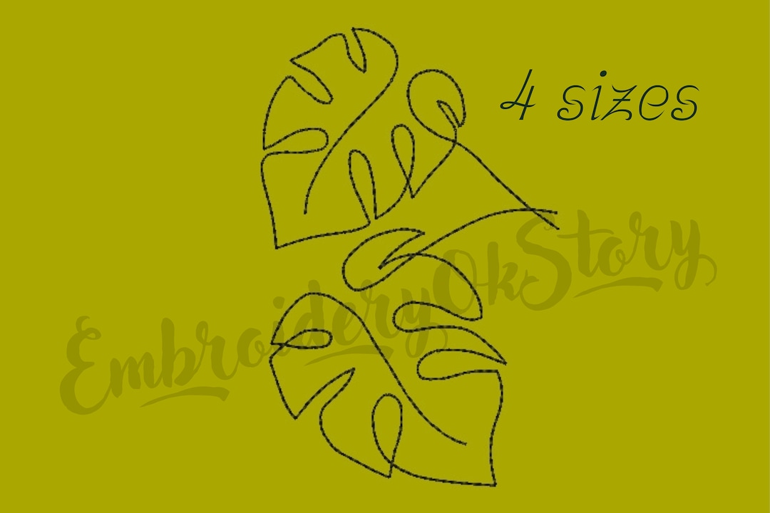 Leaf Embroidery Design Leaves Machine Embroidery Designs. Nature ...