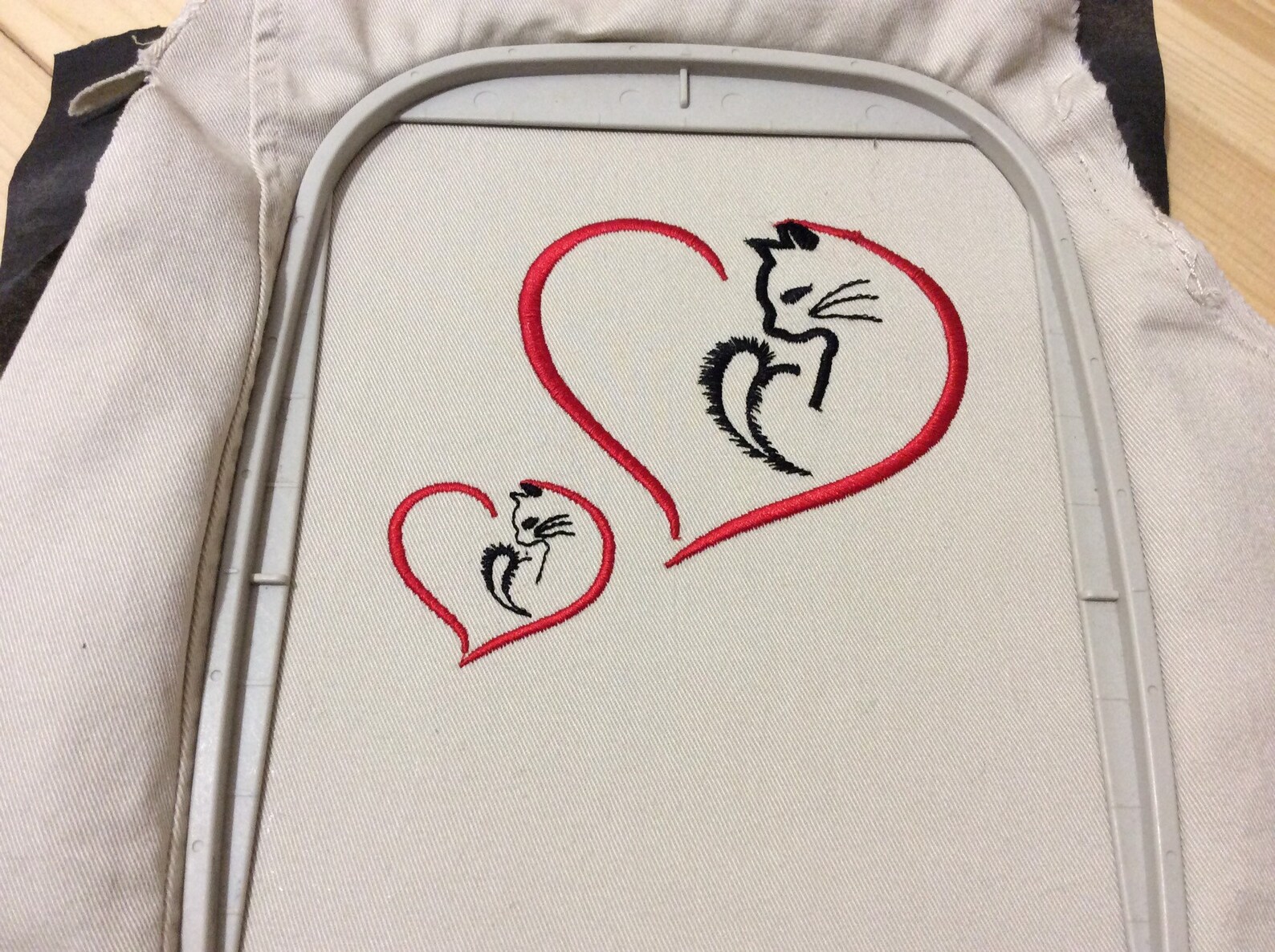 Cat Heart Embroidery Design Cat Love Machine Embroidery Designs I Love ...