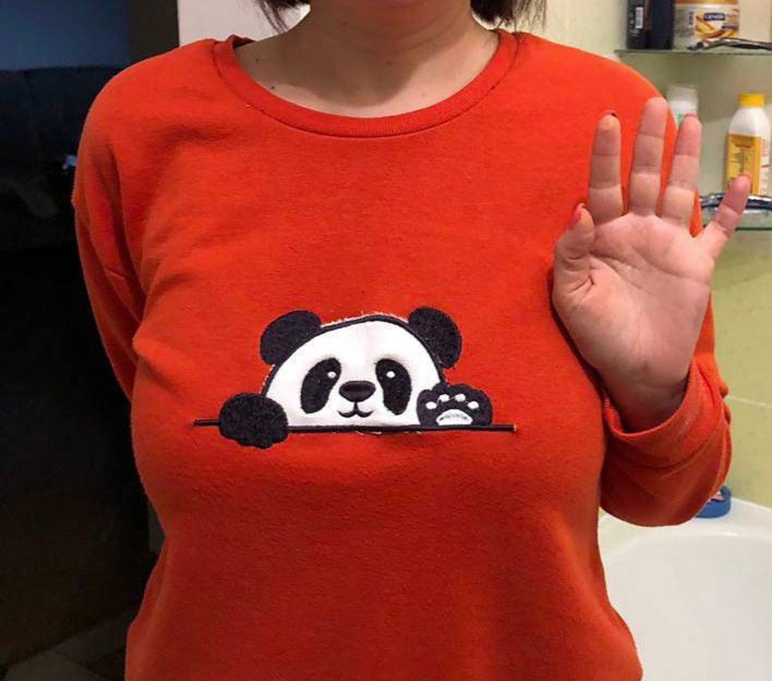 Panda Applique Design Panda Applique Embroidery Designs Bear - Etsy