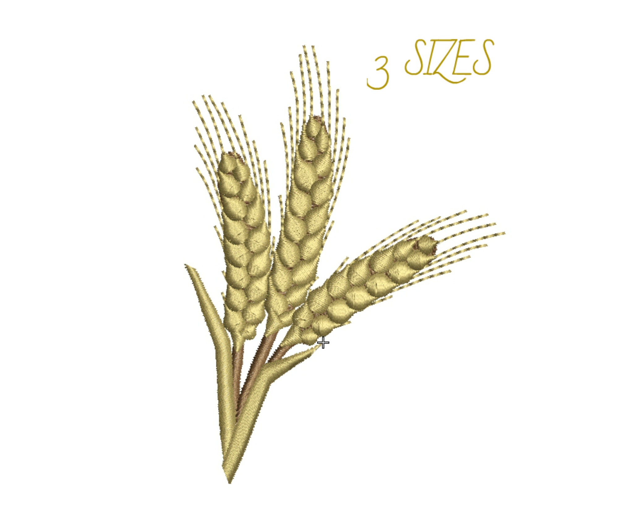 Wheat embroidery designs spikelets machine embroidery design | Etsy