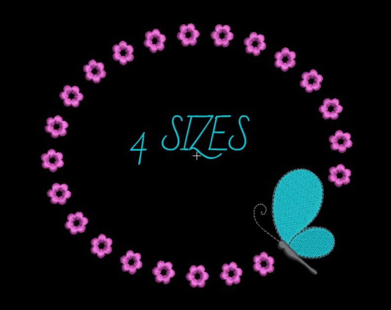 Frame Embroidery Design Frame Machine Embroidery Designs - Etsy