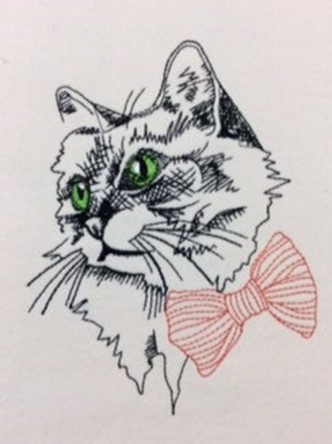 Kitten Embroidery Designs. Pet Machine Embroidery Design. Cute Kitty ...
