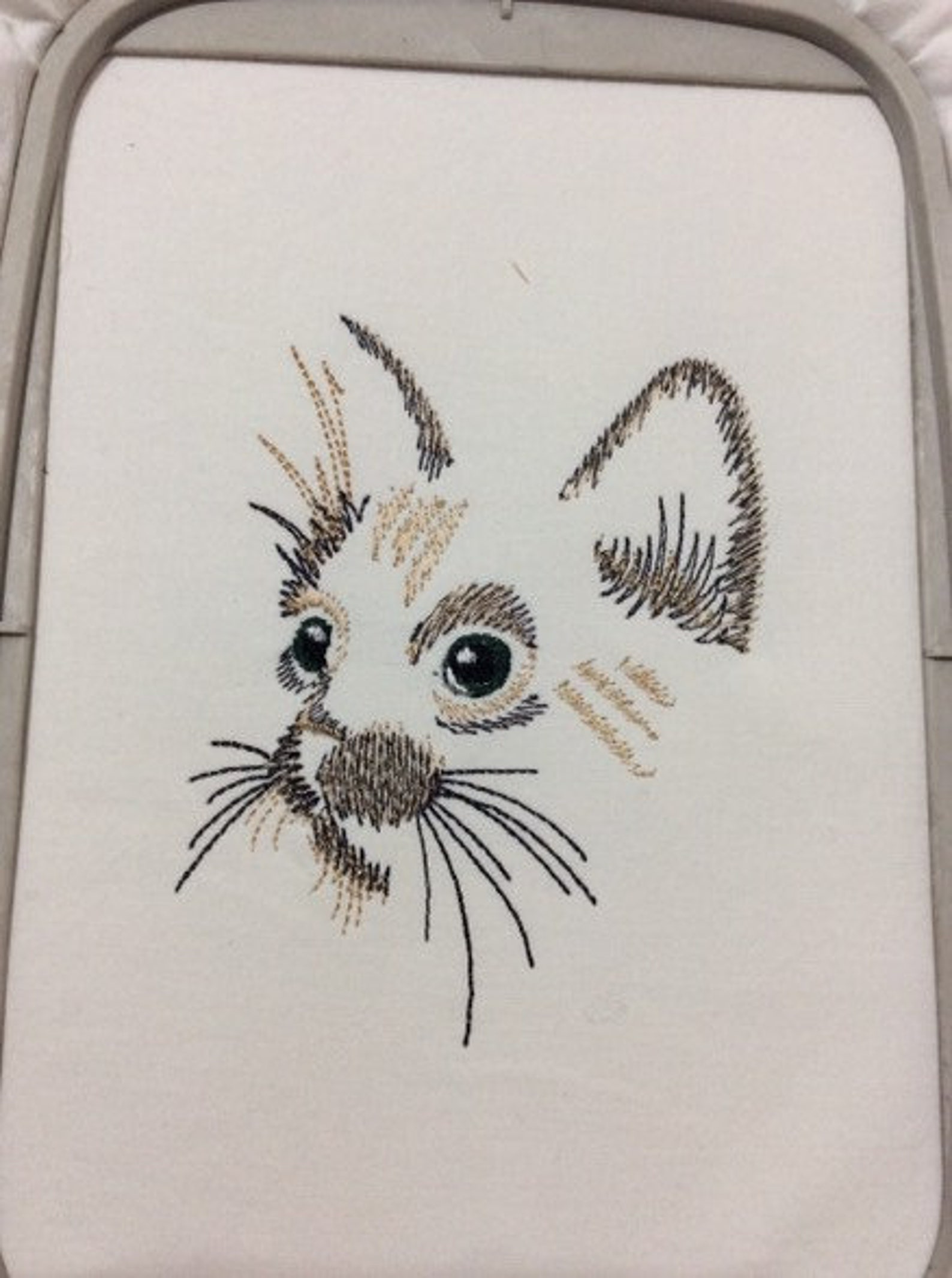 Cat Embroidery Designs Kitten Machine Embroidery Design Cute Pet ...